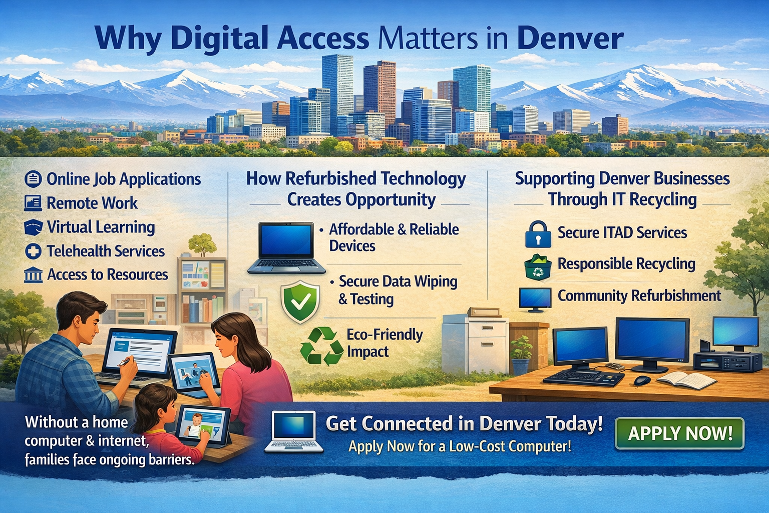 Affordable Computers and Internet in Denver: Closing the Digital Divide ...